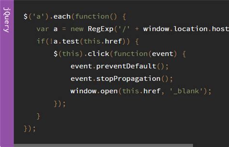 jQuery 모든 target blank 제거하기 워드프레스 정보꾸러미
