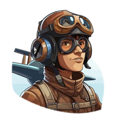 Premium Vector Pilot Vector On White Background