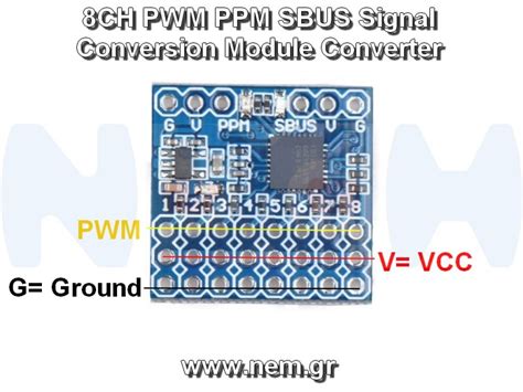 SBUS CH PWM PPM Signal Conversion Module Volts