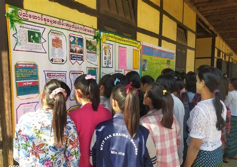 မင်းလှ အခြေခံပညာအထက်တန်းကျောင်းတွင် ၇၇ နှစ်မြောက် ပြည်ထောင်စုနေ့ အထိမ်းအမှတ် အသိပညာပေးဟောပြောပ