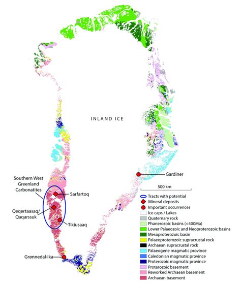 Map Of Known Phosphorus Deposits Significant Occurrences And Download Scientific Diagram