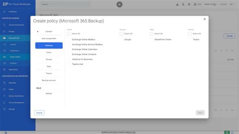 Plataforma de proteção de carga de trabalho na nuvem OpenText Data Protector