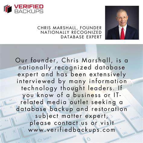 Verified Backups Llc On Linkedin Database Protection Restoration Fileserver Accessibility
