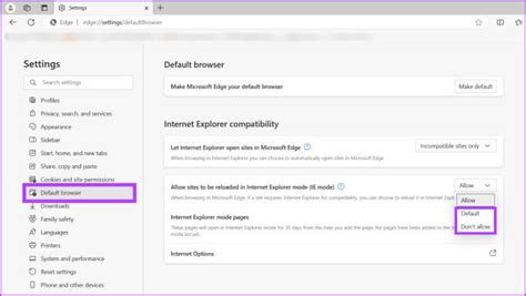 Ako Povoliť Alebo Zakázať Režim Internet Explorer V Microsoft Edge V