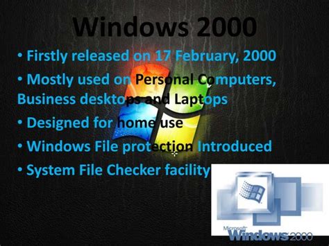 Windows Operating System Presentation PPTX Operating Systems Computer Software And