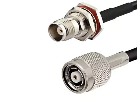 Rp Tnc Male To Tnc Female Bulkhead Rg223 Cable Assembly