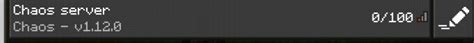 Official Chaos Server Server Offline Minecraft Amino
