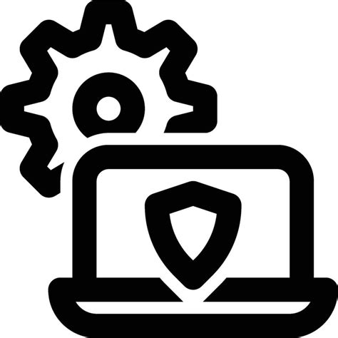 Cyber Security Setting Setup Outline Icon 59455773 Vector Art At Vecteezy