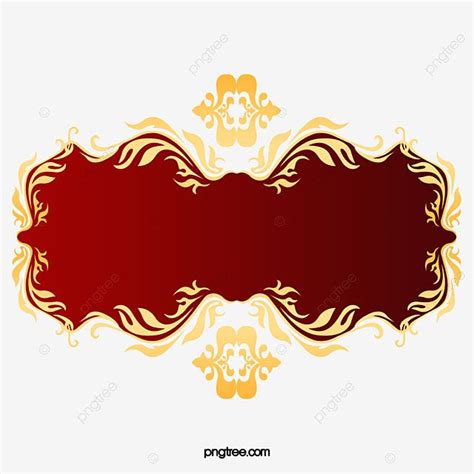 골드 프레임 식물 일러스트 틀 Png 및 Psd 파일 무료 다운로드