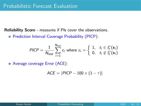 Probabilistic Forecasting How And Why PDF