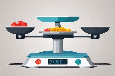 Premium Photo Lab Scales For Measuring Weight Vector Illustration In Flat Style