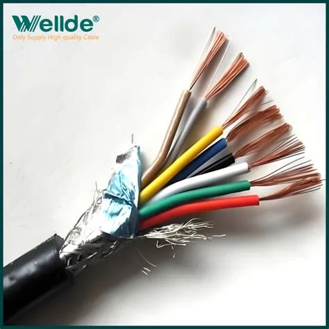 22awg 24awg 2 Pairs Twisted 4 Pairs Twisted Copper Braided Shielded Control Cable Shield Cable