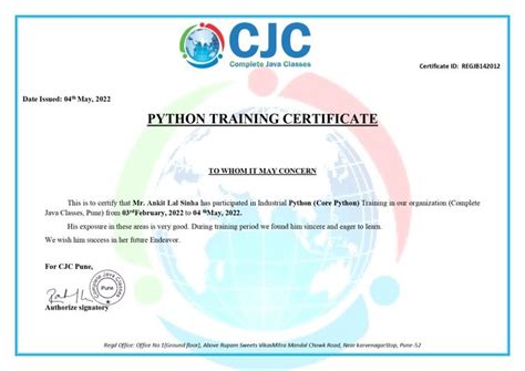 Ankit Lal Sinha On Linkedin Cjc Technology Pythonprogramming