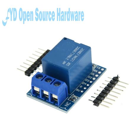 Wemos D1 Mini Esp8266 Módulo Relé Escudo De Relé De 1 Canal V2 Versão 2