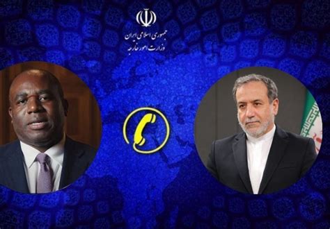 عراقچی به همتای انگلیسی مذاکره تحت فشار و تهدید بی‌معناست