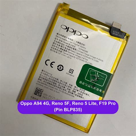 Thay Pin Oppo A94 4g Reno 5f Reno 5 Lite F19 Pro Blp835 Uy Tín Lấy