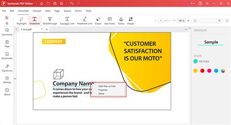 Annotate Pdf Files Using Systweak Pdf Editor