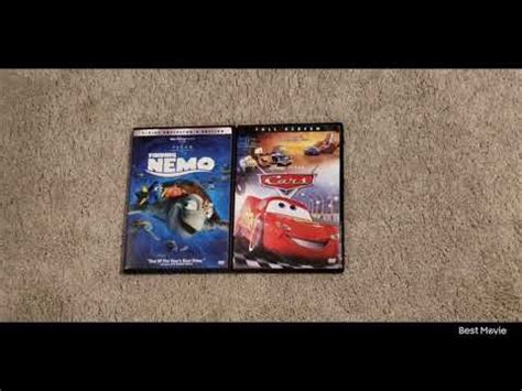 Finding Nemo 2003 Dvd And Cars 2006 Dvd 2 1 24 Youtube