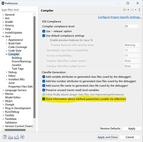 Consider Enable ` Parameter` Compiler Arg By Default · Issue 2872 · Redhat Developervscode