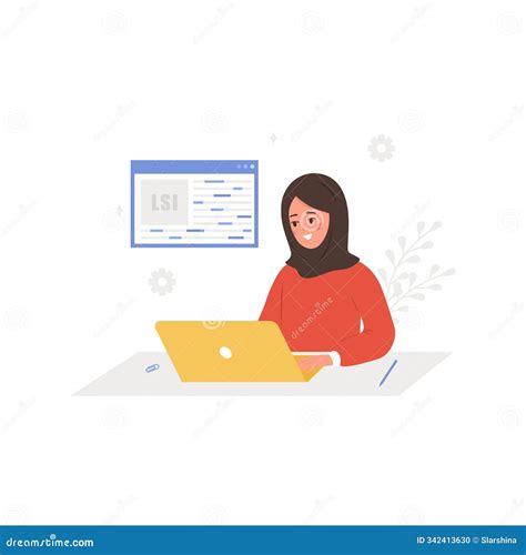 Lsi Keyword Generation Latent Semantic Indexing Key Phrases Generator Vector Illustration In