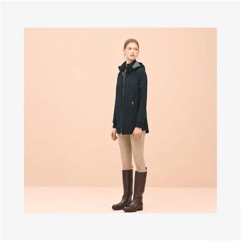 爱马仕 Hermes Canter马术派克大衣 H800416e 01l 小迈步海淘品牌官网