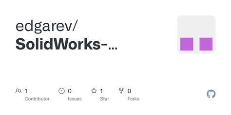 Github Edgarevsolidworks Macros