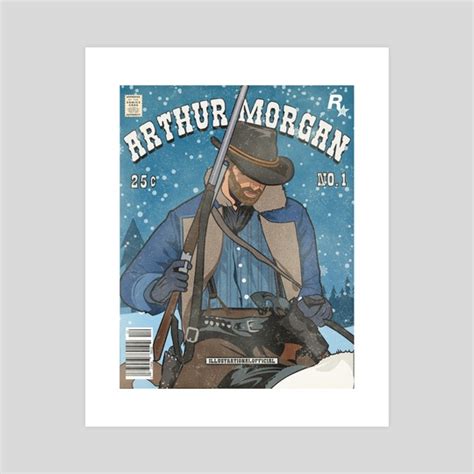 Arthur Morgan An Art Print By Illustrationalofficial Inprnt