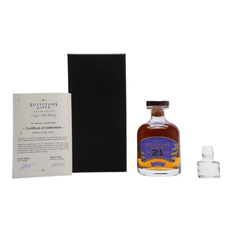 Sullivans Cove 21 Year Old 25th Anniversary Special Edition Auction