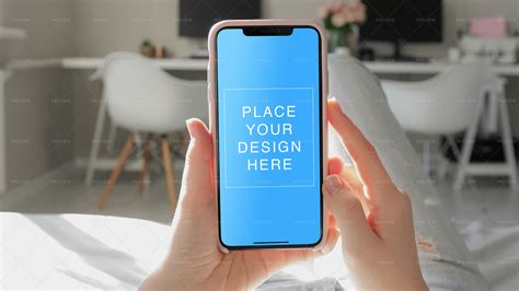 Person Scrolling On Phone Mockup Graphics Motion Array
