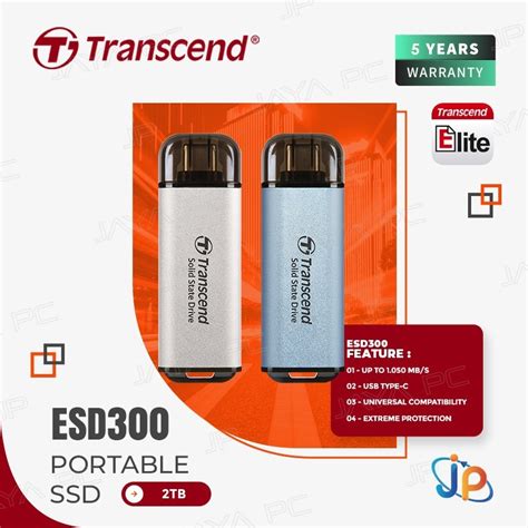 Jual Transcend Ssd Portable Esd Tb Tb Usb Type C Shopee Indonesia