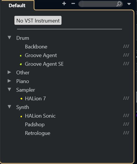 Different Groove Agent And Halion Vsts Virtual Effects And Add Ons