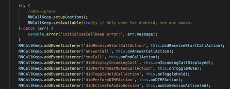 Unable Display Incoming Call On Android When Background And Foreground · Issue 154 · React