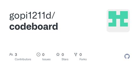 Github Gopi1211dcodeboard
