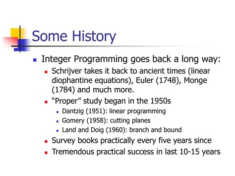 Ppt Introduction To Integer Programming Modeling And Methods