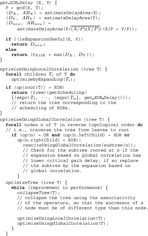 Figure 5 From Improving Xor Dominated Circuits By Exploiting Dependencies Between Operands