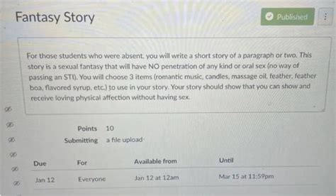 Sexual Fantasy Assignment At US Babe Stirs Controversy Isn T Discussing Sex At Babe Safe