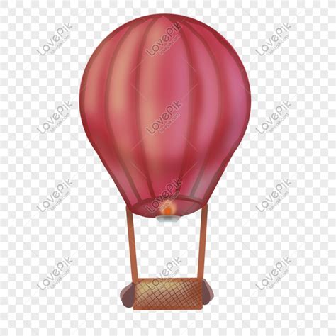 여행 빨간 열기구 Png 일러스트 무료 다운로드 Lovepik