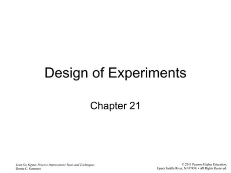 Design Of Experiments And Understanding Of Various Methods To Optimize