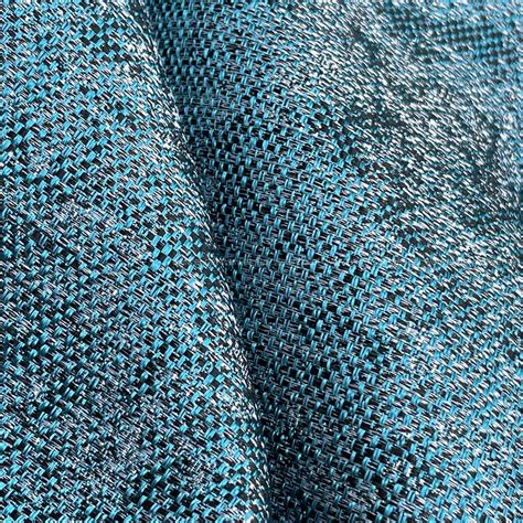 Бірюзово голубі люрексові штори з мішковини Штори з грубою структурою 1 5х2 7м 2 шт купити в