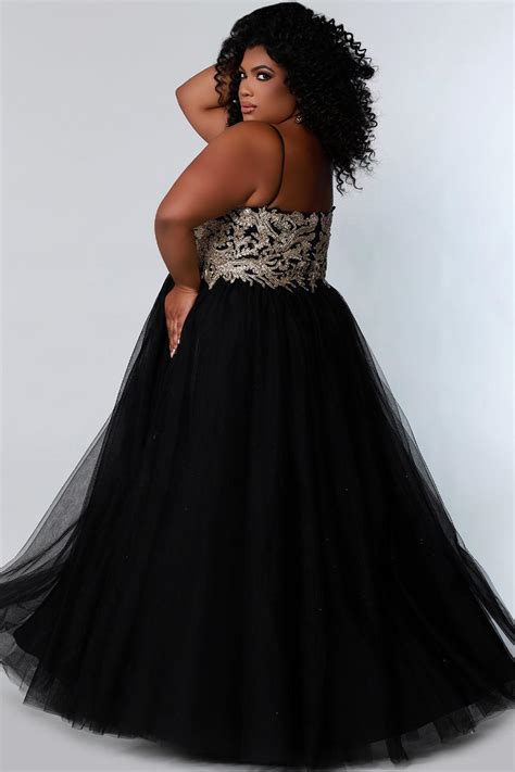 Blackgold Sydneys Closet Sc7309 Long Plus Size Homecoming Prom Dress