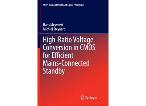 High Ratio Voltage Conversion In Cmos For Efficient Mains Connected Standby Em Promoção é No Buscapé