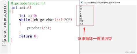 C语言中的getchar、putchar函数ret Getchar Ch Getchar Csdn博客