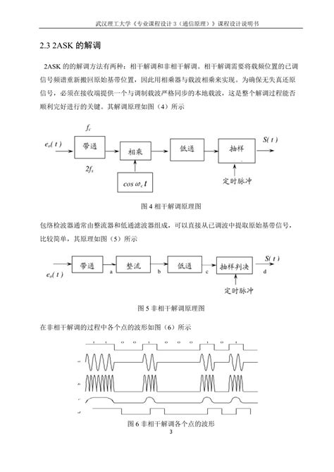 二进制数字频带传输系统设计