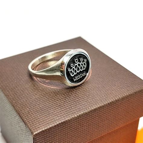 인장졸업반지 실버무광 은반지 인장반지 음각부분착색 기업로고 레이저각인 25호 주문제작 데칼스튜디오 은반지 데칼