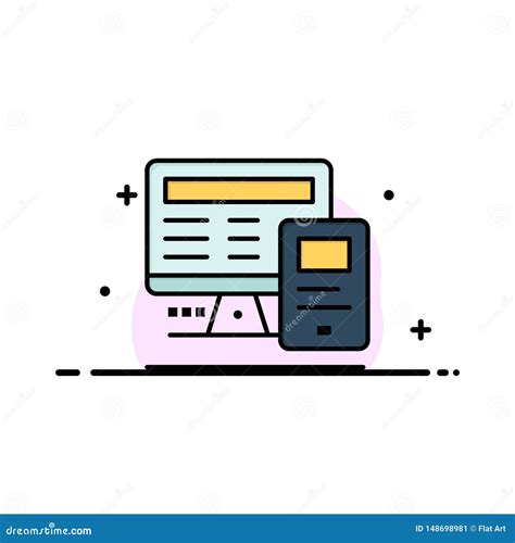 Computer Monitor Education Calculate Business Logo Template Flat