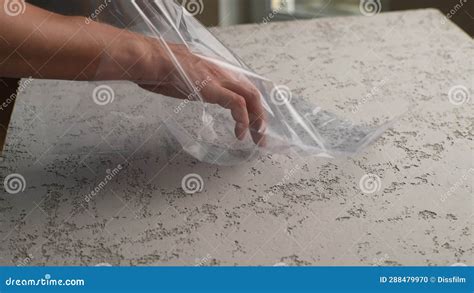 Close Up Cropped Shot Of Unrecognizable Male Housewife Preparing Shrink