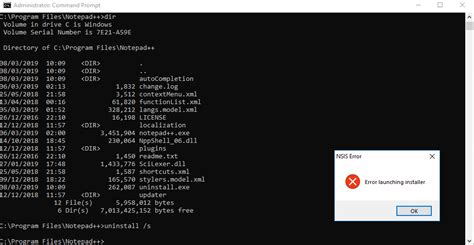 Error When Running A Silent Install · Issue 5396 · Notepad Plus Plusnotepad Plus Plus · Github