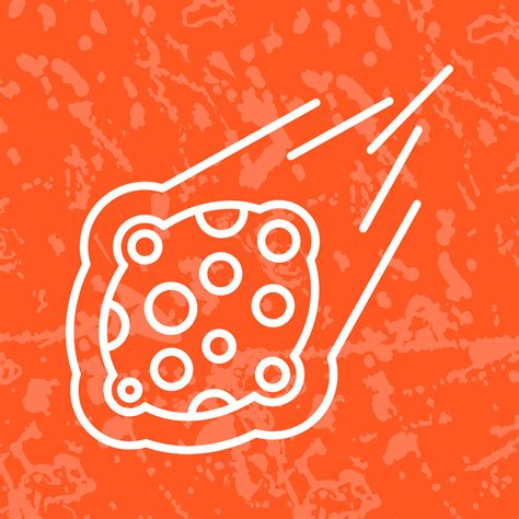 Meteorite Vector Icon 18737470 Vector Art At Vecteezy