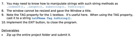solved requirements 1 three textboxes a first name