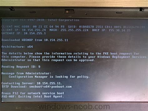 Windows PXE Deployment Issues Deploying Operating Systems Windows Noob